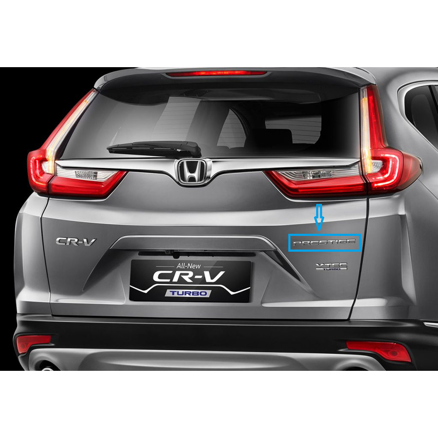 Jual Emblem Belakang Logo tulisan Prestige Honda CRV RM Turbo Prestige ...
