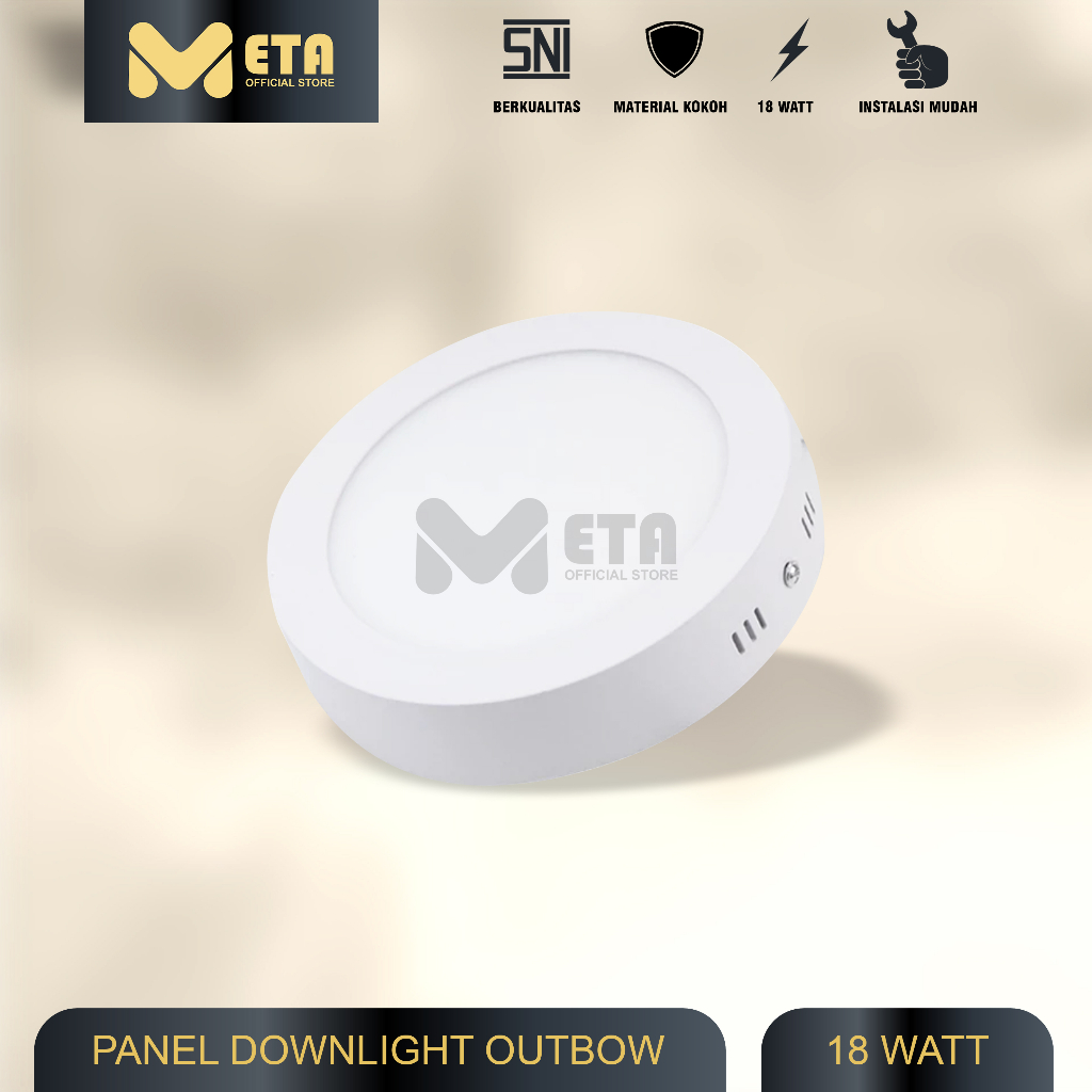 Jual Lampu downlight panel led Outbow 18 Watt lampu plafon panel led ...