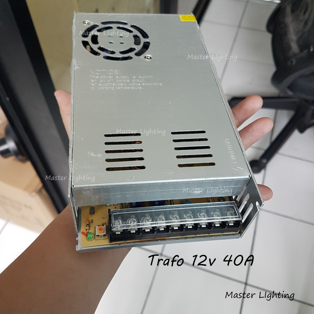 Jual Adaptor trafo power supply 12V 40A 480watt 12volt | Shopee Indonesia