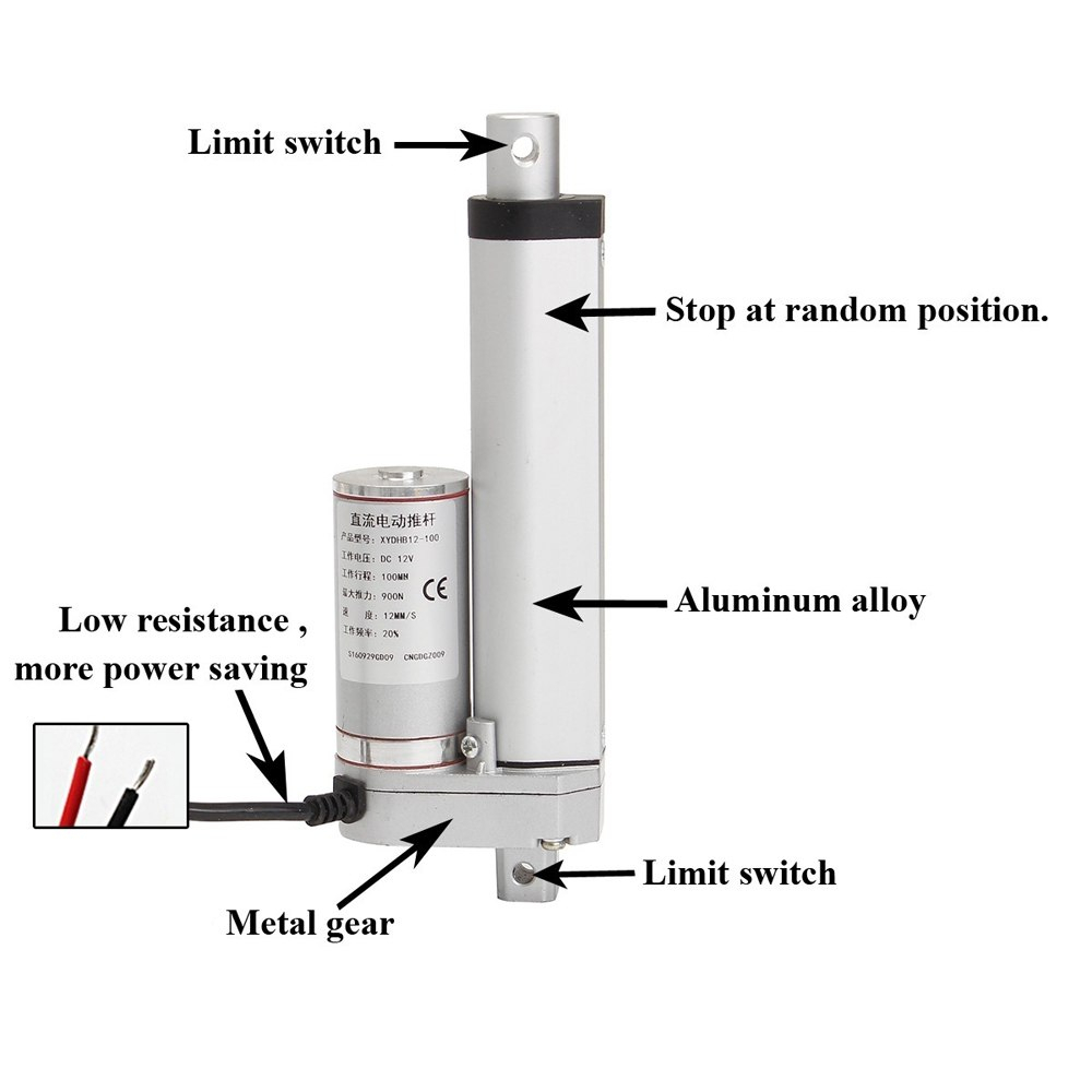 Jual ⚡Ready⚡Hidrolik Elektrik Linear Actuator Putter Electric putter ...