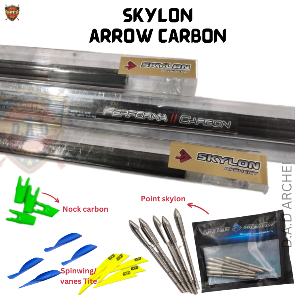 Jual SKYLON ARROW CARBON / Full Set LENGKAP / Arrow Recurve / Compound + PACKING PIPA | Shopee ...
