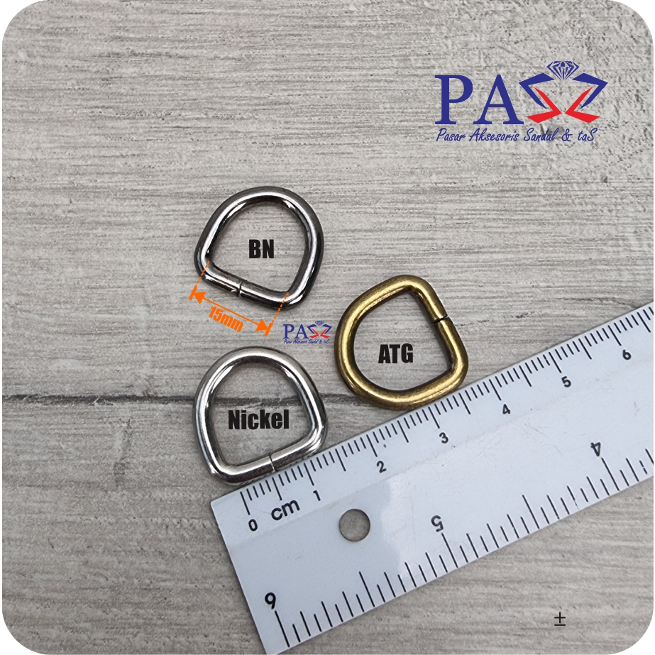 Jual Ring D 13mm murah / Ring tas | Shopee Indonesia