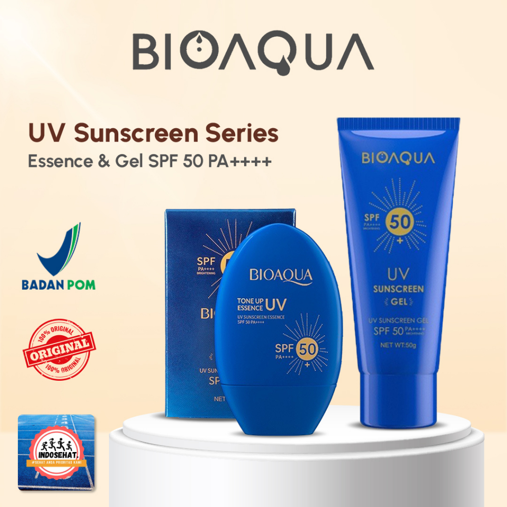 Jual BIOAQUA Sunscreen Gel SPF 50+ PA++++ | Shopee Indonesia