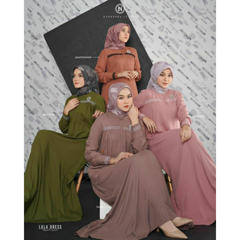Jual LULA DRESS BY NADHEERA LUXURY | Shopee Indonesia