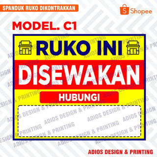 Jual SPANDUK BANNER, RUKO DIJUAL / DISEWAKAN / DIKONTRAKAN | Shopee ...