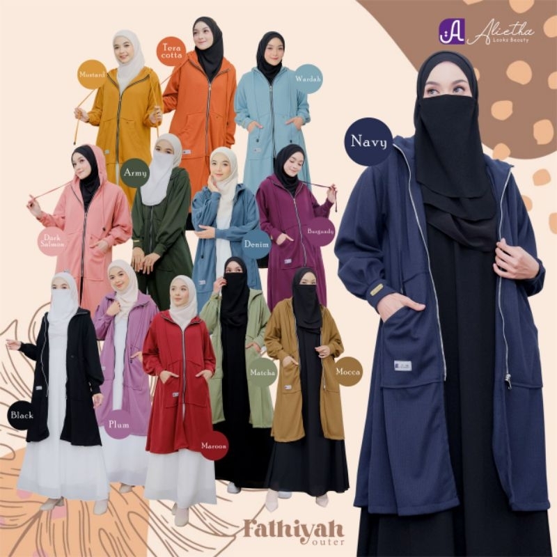 Jual (READY STOCK) PROMO JAKET FATHIYAH ALIETHA/JAKET FATHIAH ALIETHA ...