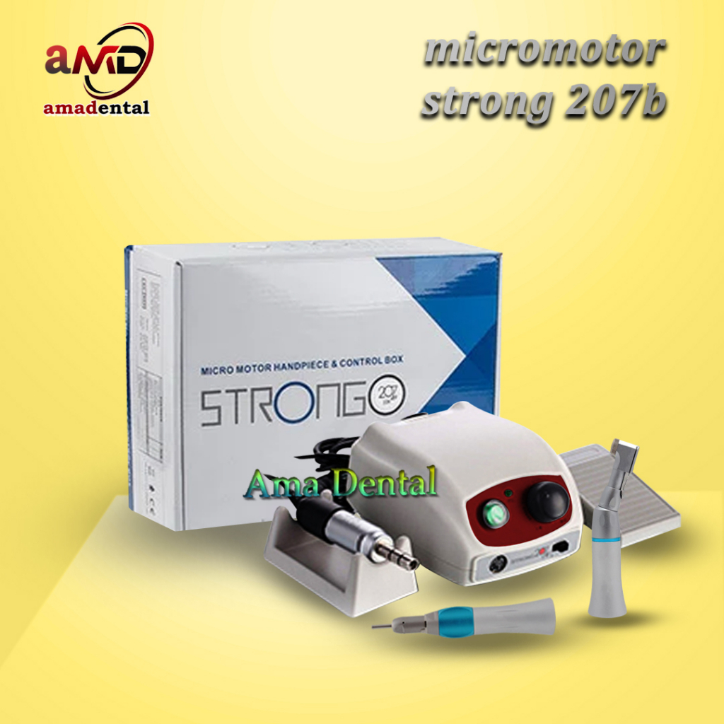 Jual mikromotor micromotor strong 207b siswa lengkap contra dan ...