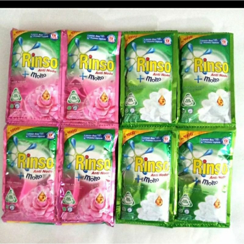 Jual detergen rinso molto cair | isi 12 sachet | Shopee Indonesia