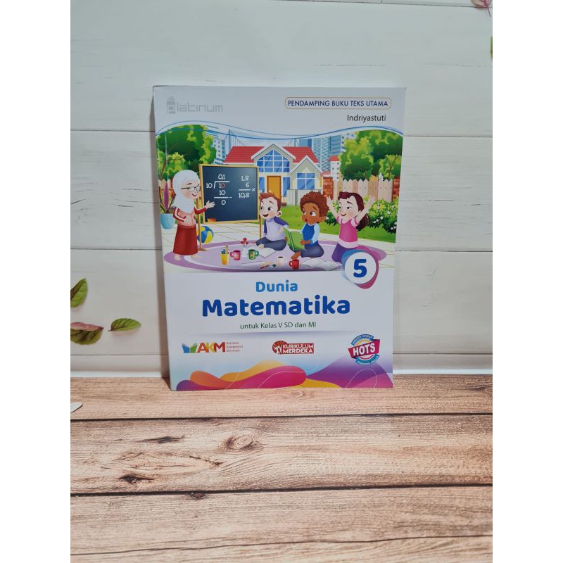 Jual NEW Buku Dunia Matematika Kelas 5 SD Kurikulum Merdeka Platinum ...