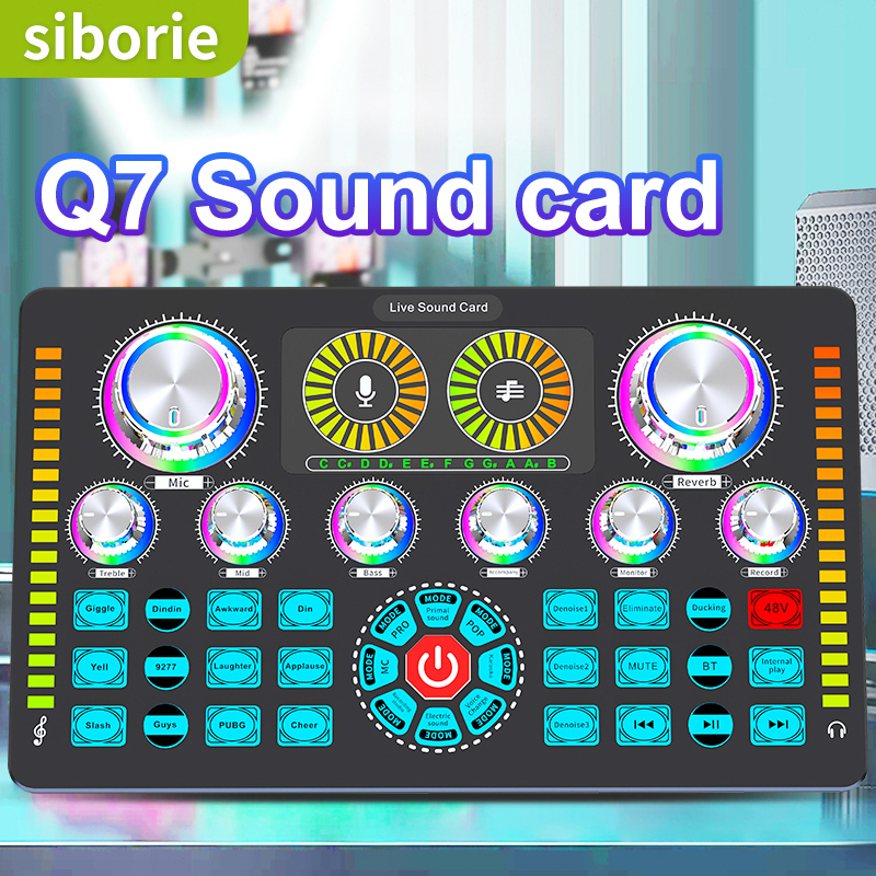 Jual Siborie soundcard Q7 Original Bluetooth Sound Card 48V ...