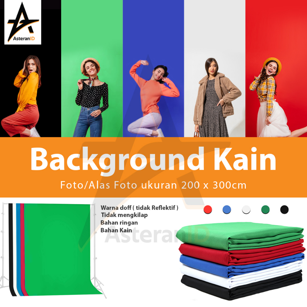 Jual Background Kain ukuran 200 x 300 cm | Shopee Indonesia