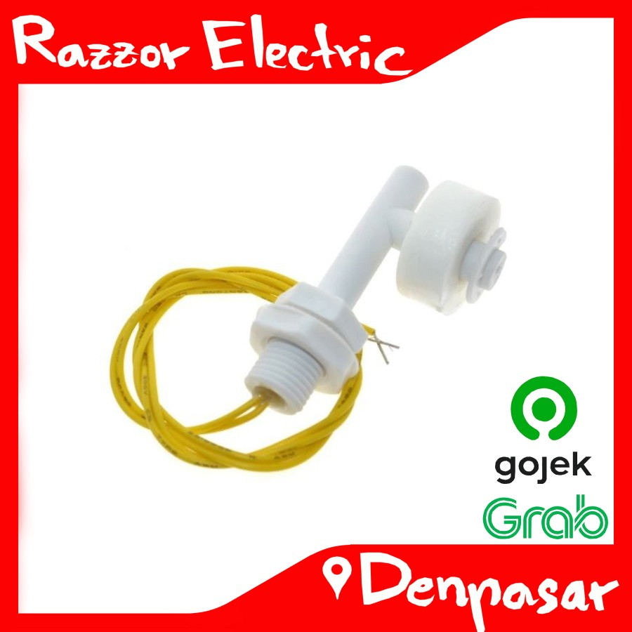 Jual Float Switch Aquarium Sensor Air Water Level Sensor Right Angle ...
