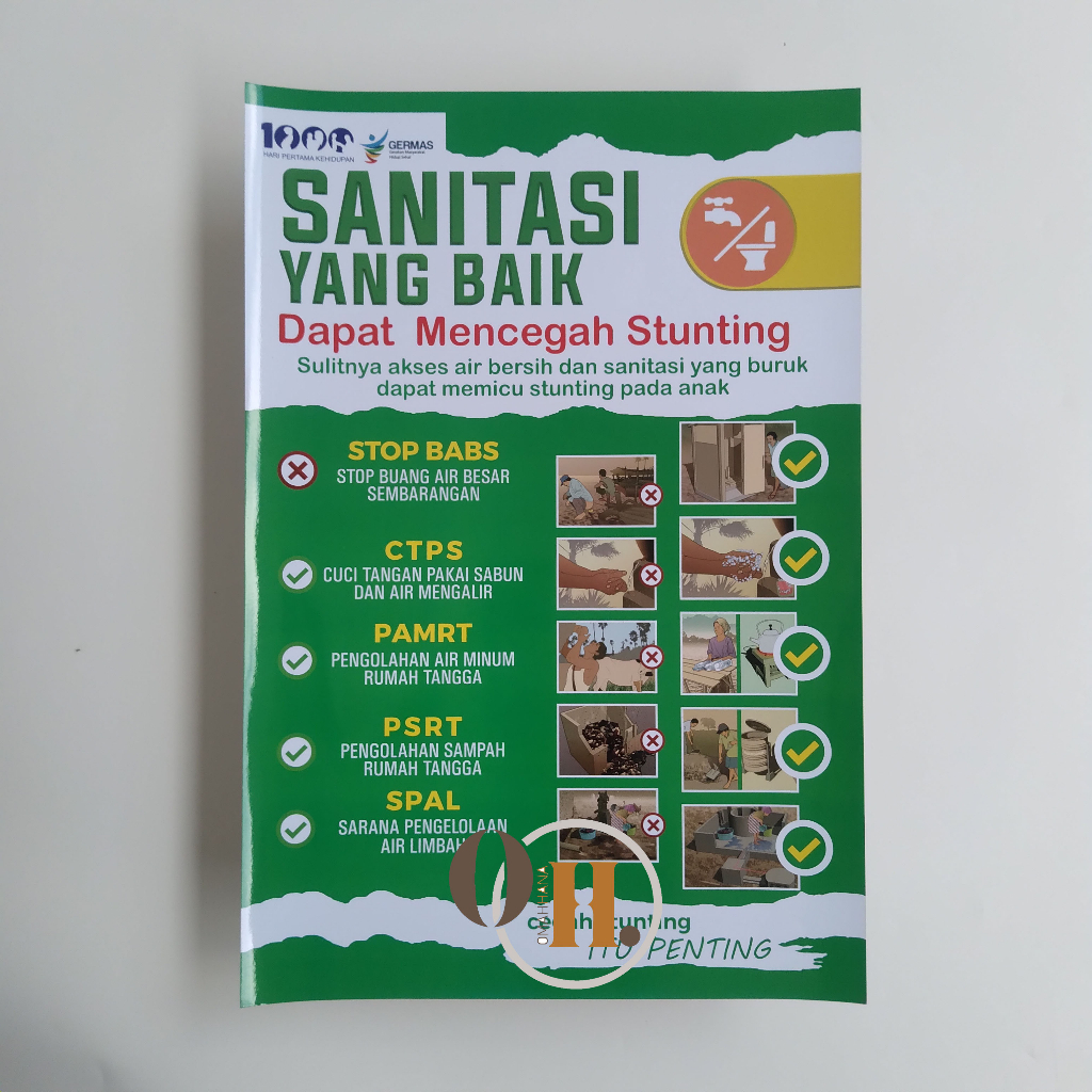 Jual Poster Sanitasi Dapat Mencegah Stunting - Poster Gizi - Poster ...
