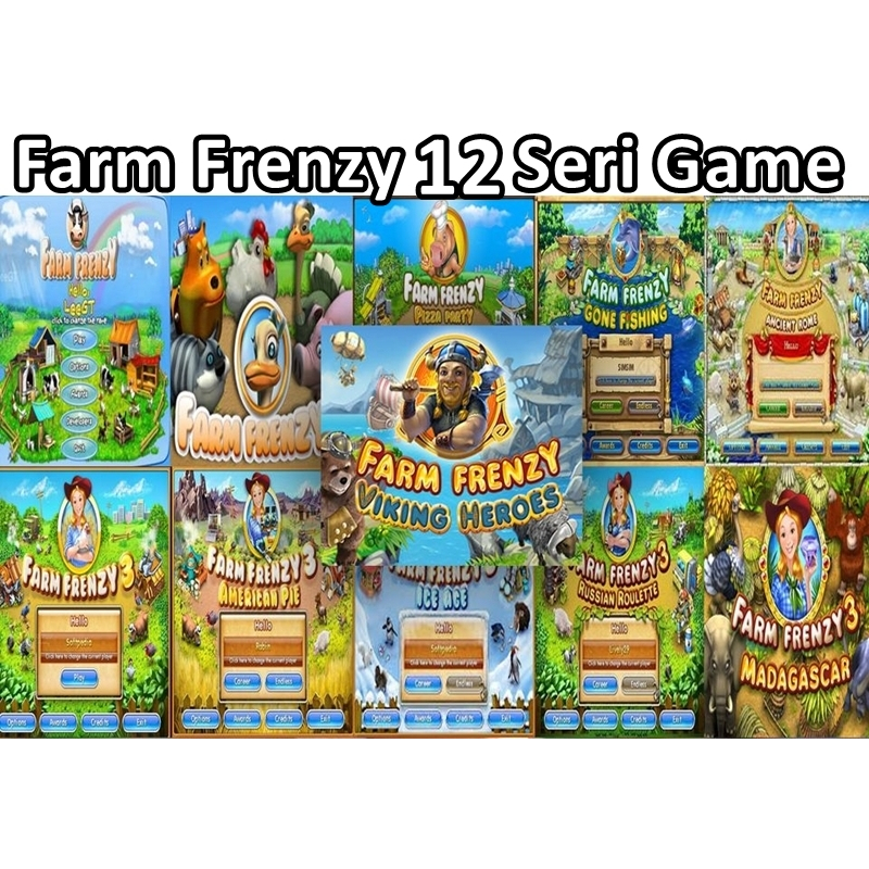 Jual Farm Frenzy PAKET ISI 12 GAME Game untuk Komputer PC Laptop ...