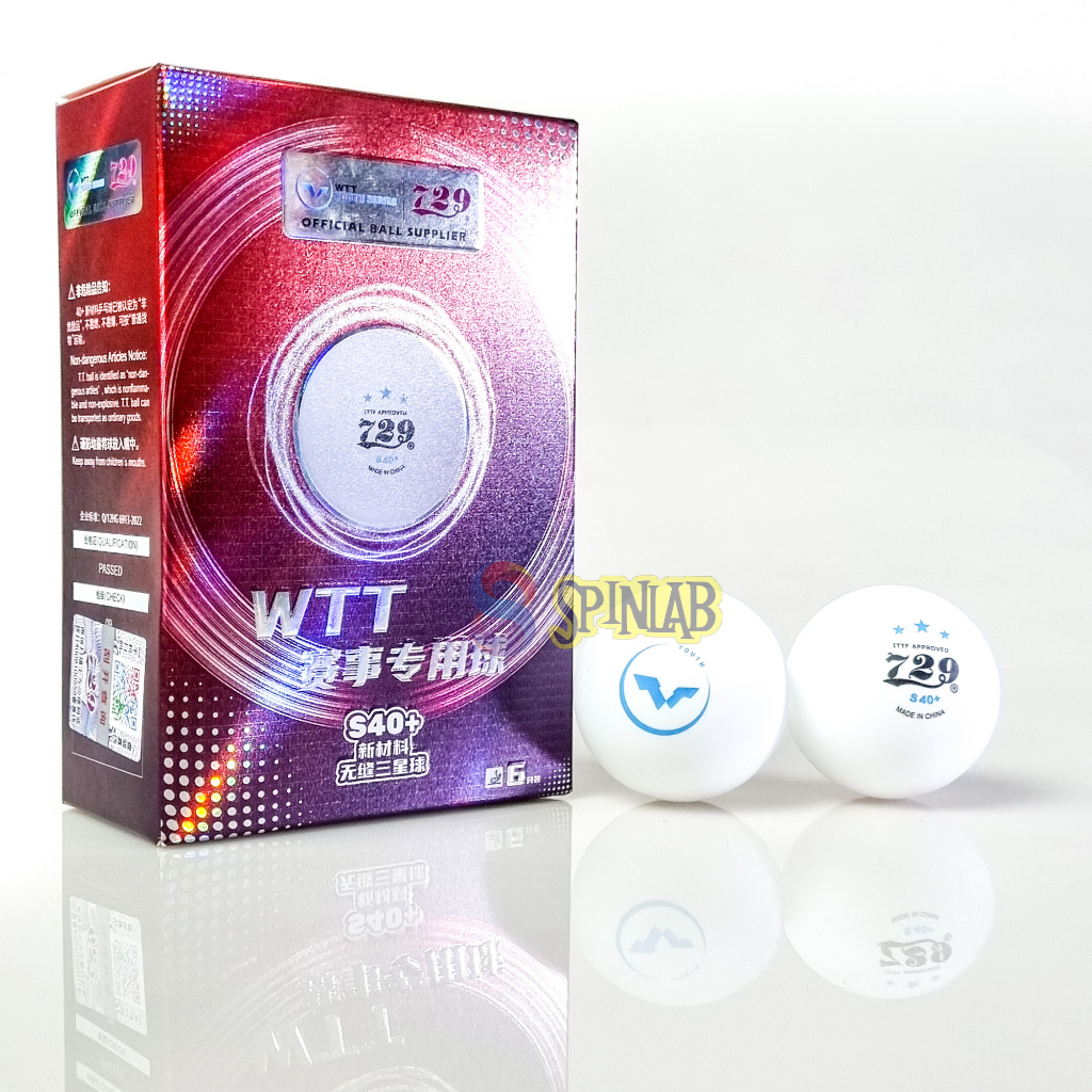 Jual Bola Pingpong Tenis Meja 729 S40+ WTT Seamless | Shopee Indonesia
