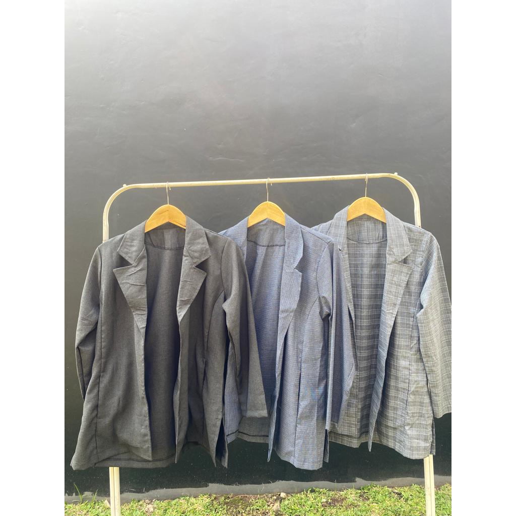 Jual CUCI GUDANG !!! BLAZER / CARDIGAN / OUTER / JAS WANITA KOTAK ...
