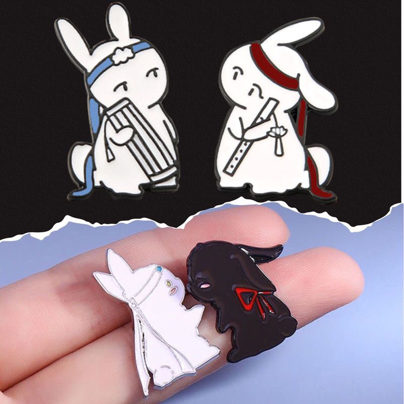 Jual Bros Pin Kelinci Mo Dao Zu Shi 魔道祖师 MDZS | Brooch Rabbit Wang Xian ...