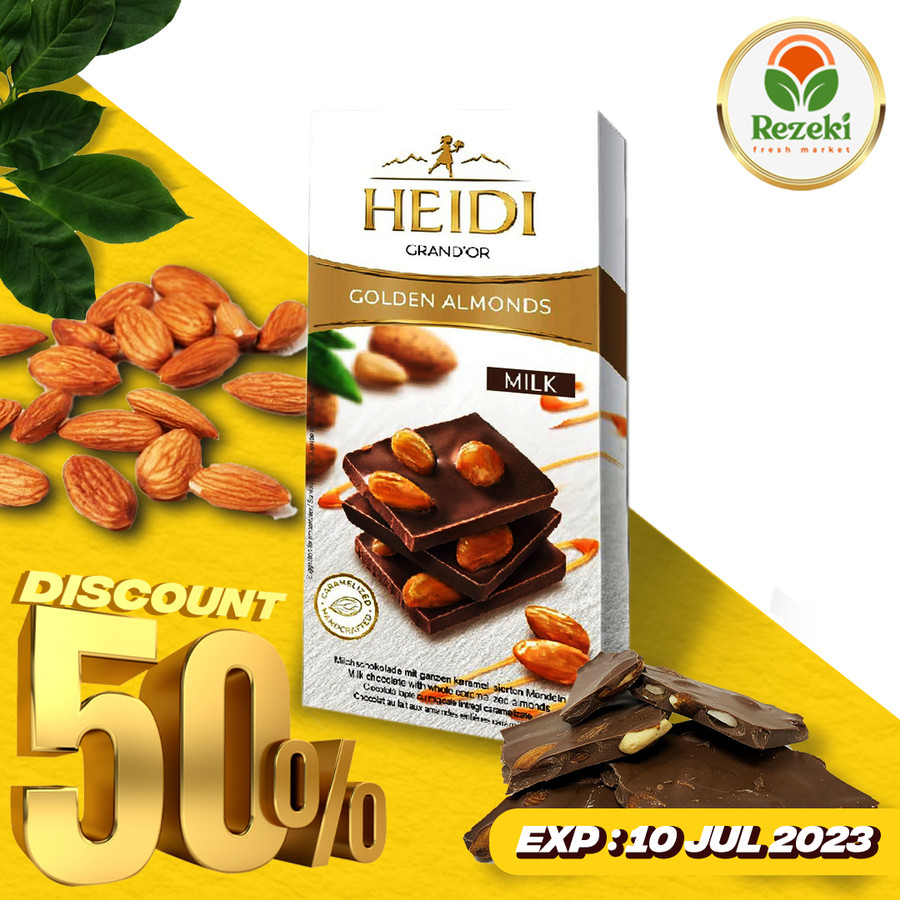 Jual Heidi Grand´Or Milk & Almonds [100 gr] | Shopee Indonesia