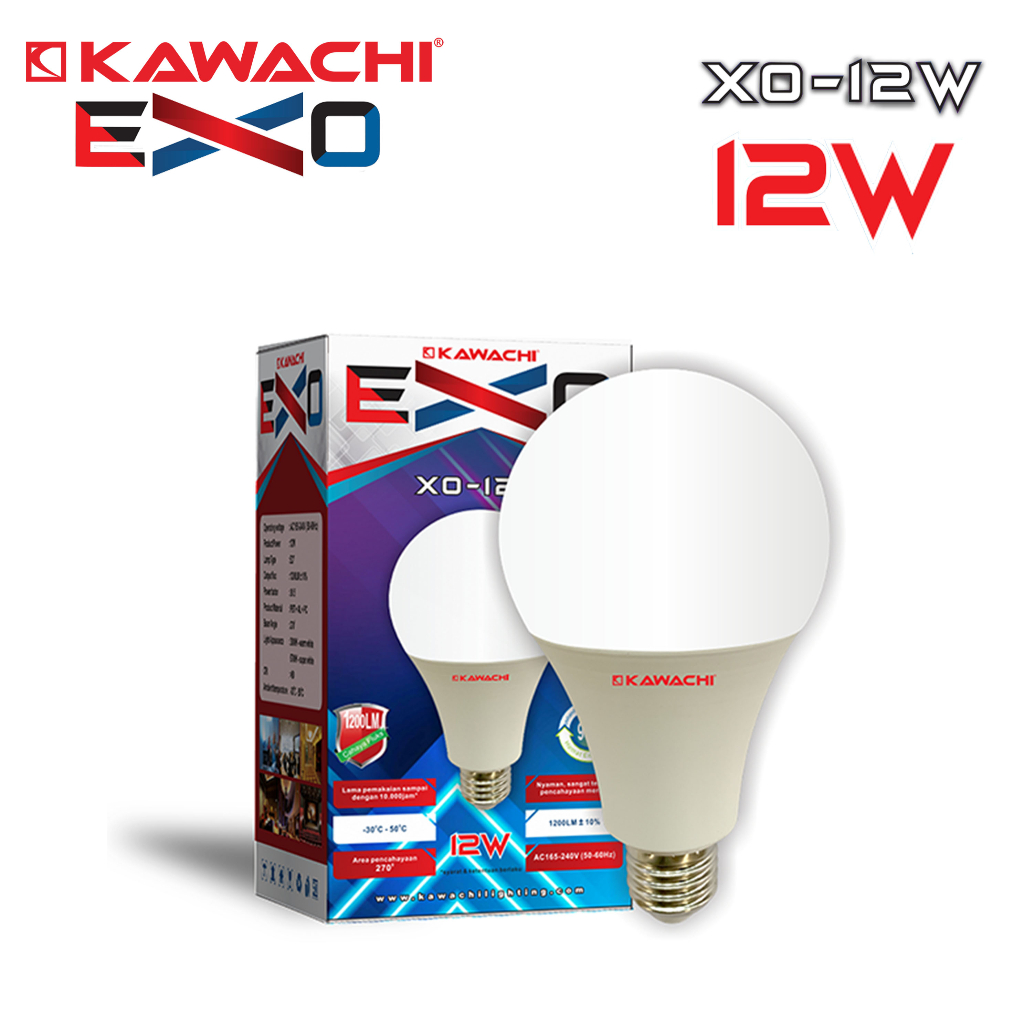 Jual Kawachi Lampu Led Exo 12Watt Cahaya Putih /Xo-12W | Shopee Indonesia