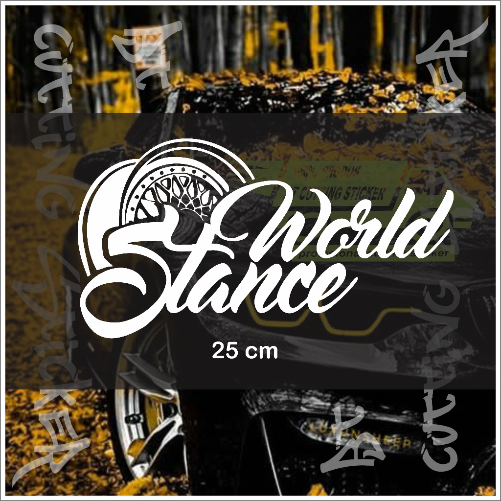 Jual stiker stance world sticker jdm sticker stance | Shopee Indonesia