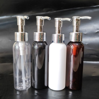 Jual BOTOL BR 100ML TUTUP CLIP OIL SILVER / BOTOL PUMP CLIP OIL / BR 100ML | Shopee Indonesia