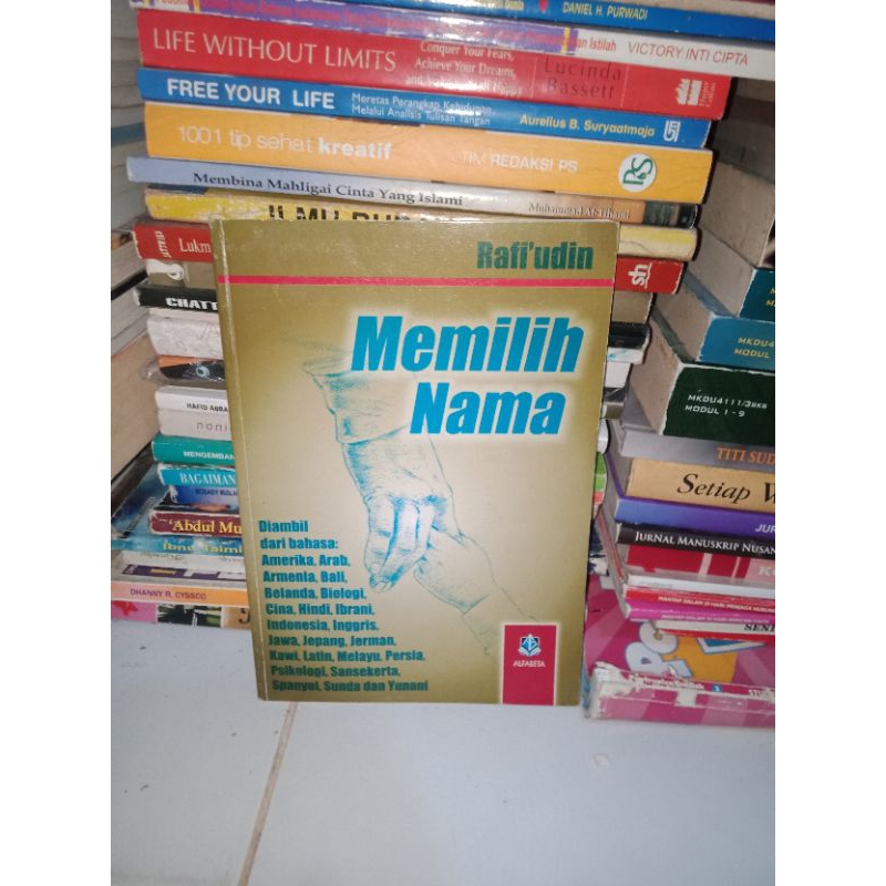 Jual BUKU ASLI MEMILIH NAMA RAFI UDIN | Shopee Indonesia