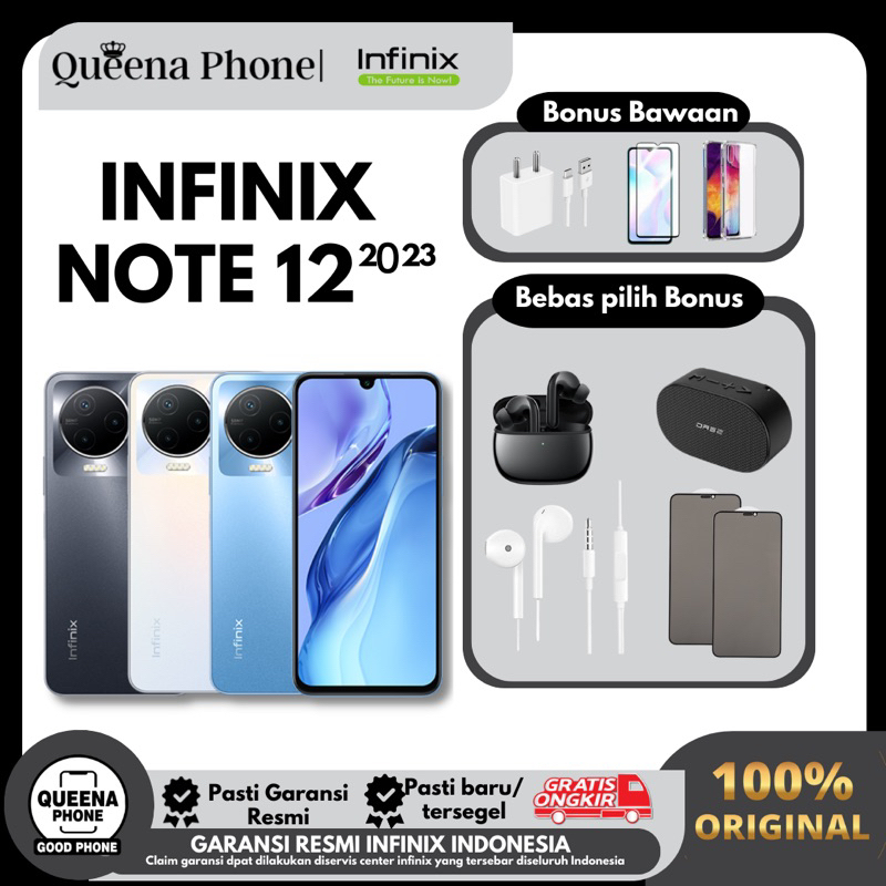 Jual INFINIX NOTE 12 2023 RAM 8GB/128GB & RAM 8GB/256GB ORIGINAL 100% ...
