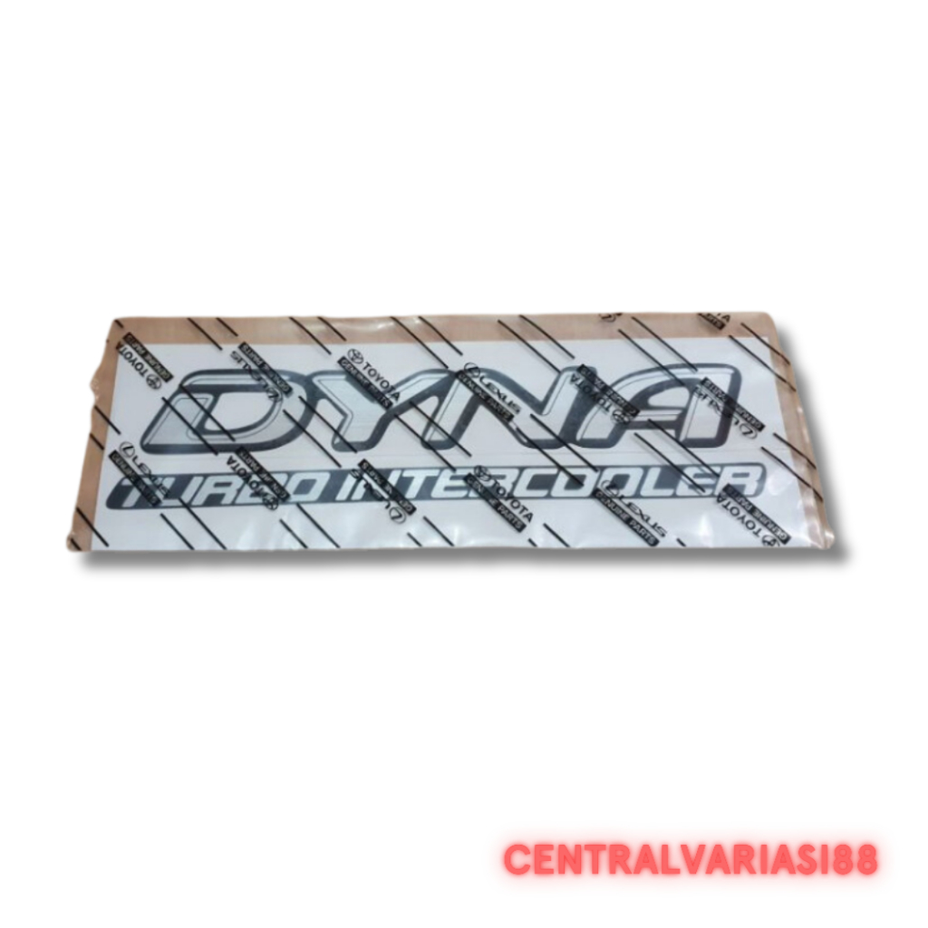 Jual STICKER STIKER TOYOTA DYNA TURBO INTERCOOLER DYNA 130 HT 130 XT ...