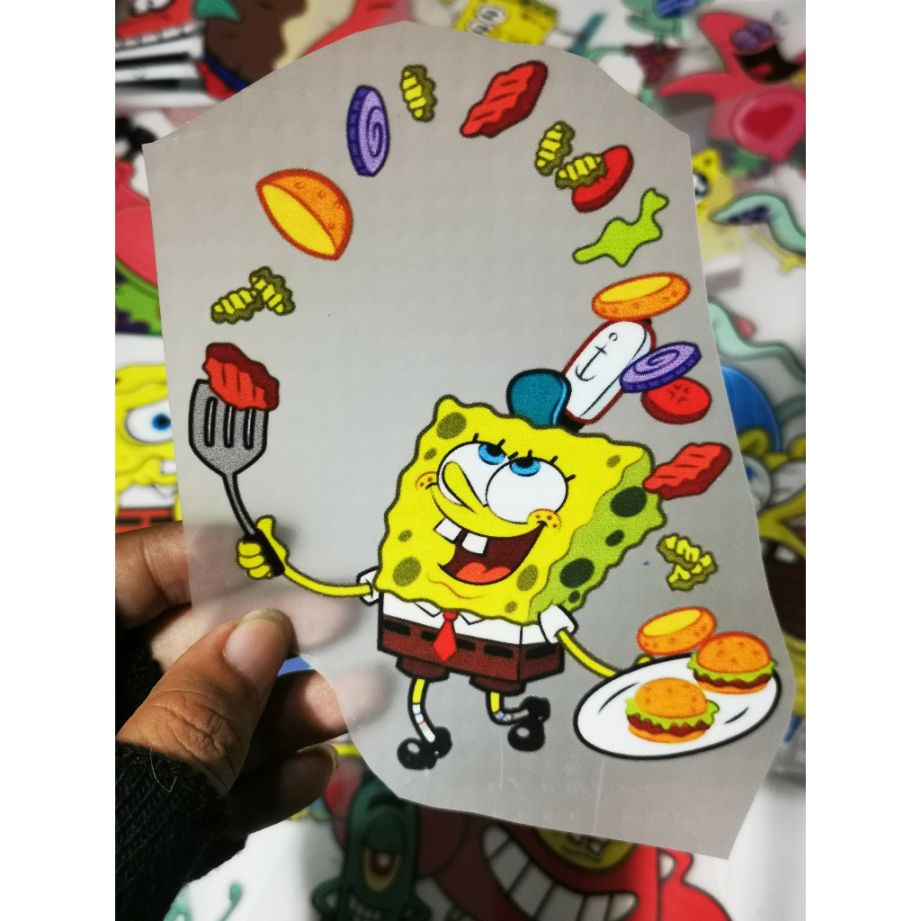 Jual STICKER SABLON SETRIKA DTF SPONGEBOB UNTUK KAOS TOTEBAG TOPI KARAKTER SPONGEBOB | Shopee ...