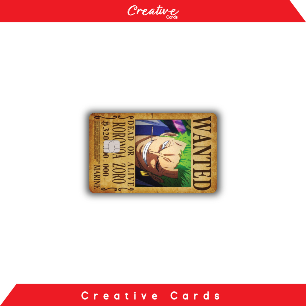 Jual Stiker Sticker Kartu Atm Skin Card Anime - Onepiece Vinyl ...