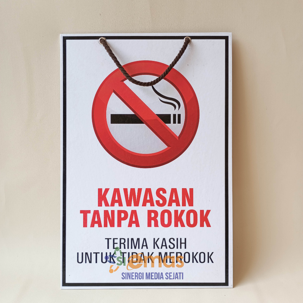 Jual Hard Poster Kawasan Tanpa Rokok | Poster Larangan Merokok ...