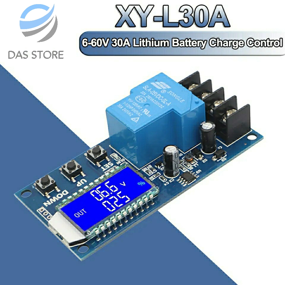 Jual XY-L30A Lead-Acid Lithium Battery Charger Control Module | Shopee ...