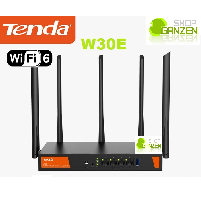 Jual Tenda W30E AX3000 Dual Band WiFi-6 Wireless Hotspot Router ...