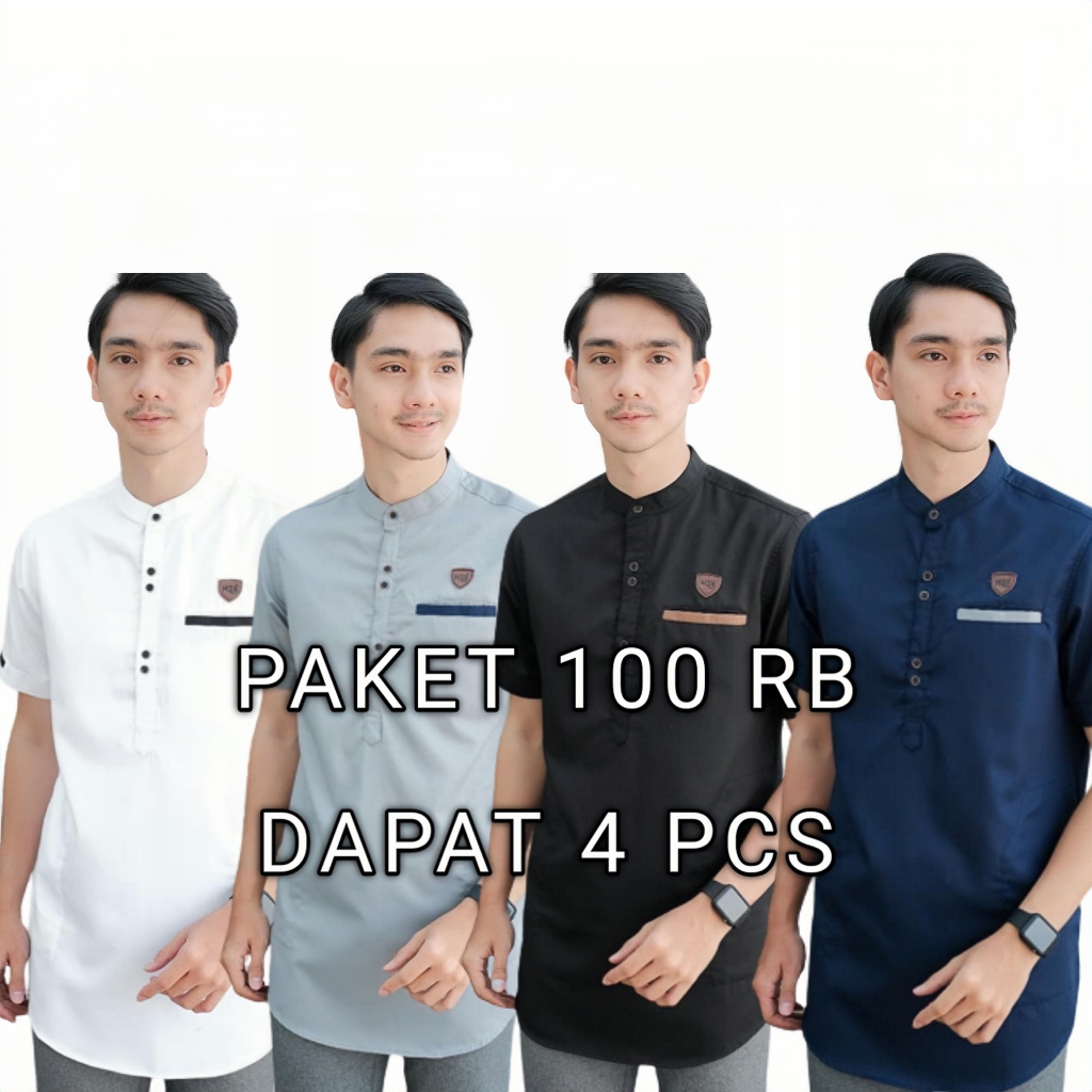 Jual Baju Koko Pria muslim terbaru / Kemeja Muslim polos terlaris ...