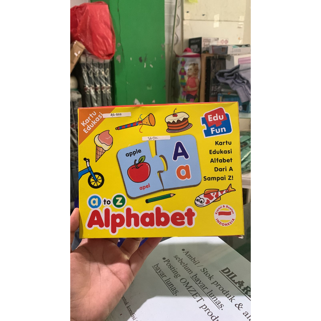 Jual Kartu edukasi Alfabet dari A sampai Z | Shopee Indonesia