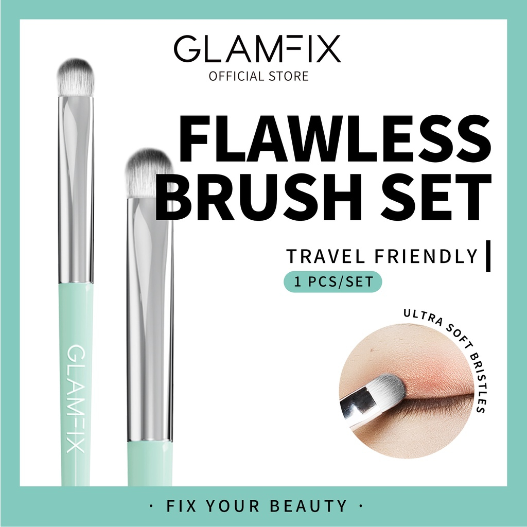 Jual GLAMFIX Flawless Eyeshadow Brush Make Up 1 Pcs _ Kuas Make Up ...