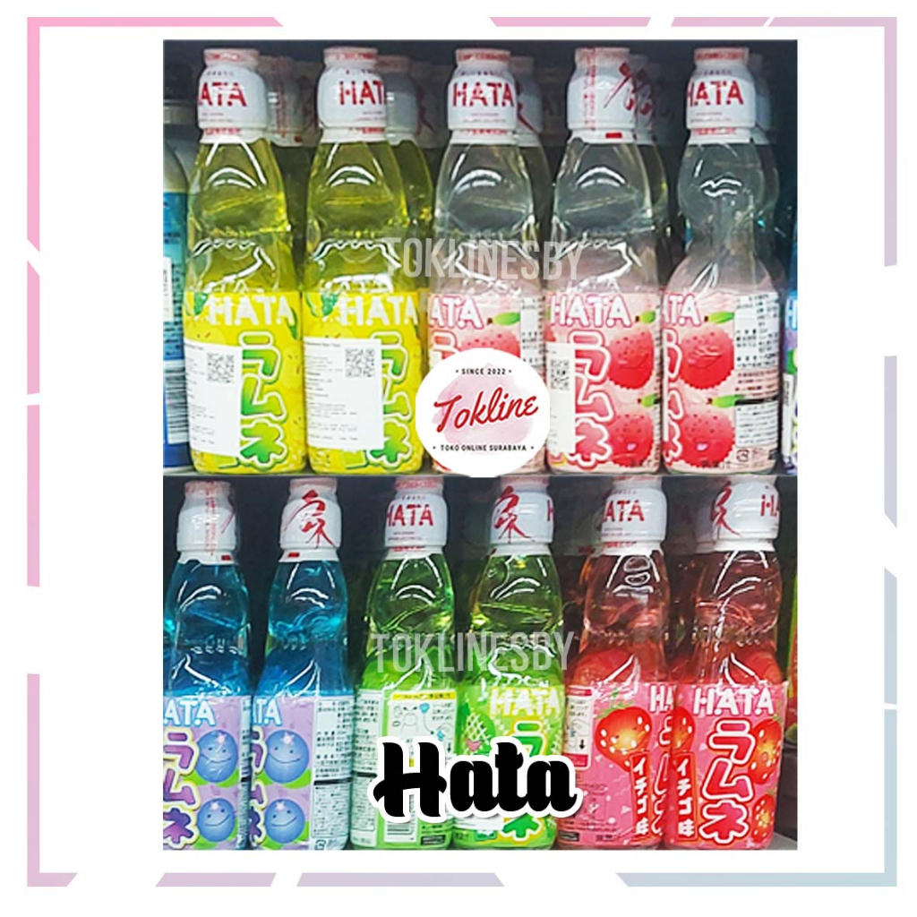 Jual [ 1 Paket isi 6 ] HATA SOFT DRINK RAMUNE 200ML MINUMAN SODA PERASA ASLI JEPANG | Shopee ...