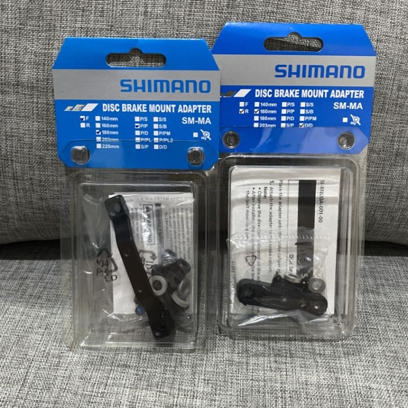 Jual Disc Brake Caliper flat Mount Adapter Shimano Front 180mm Rear ...