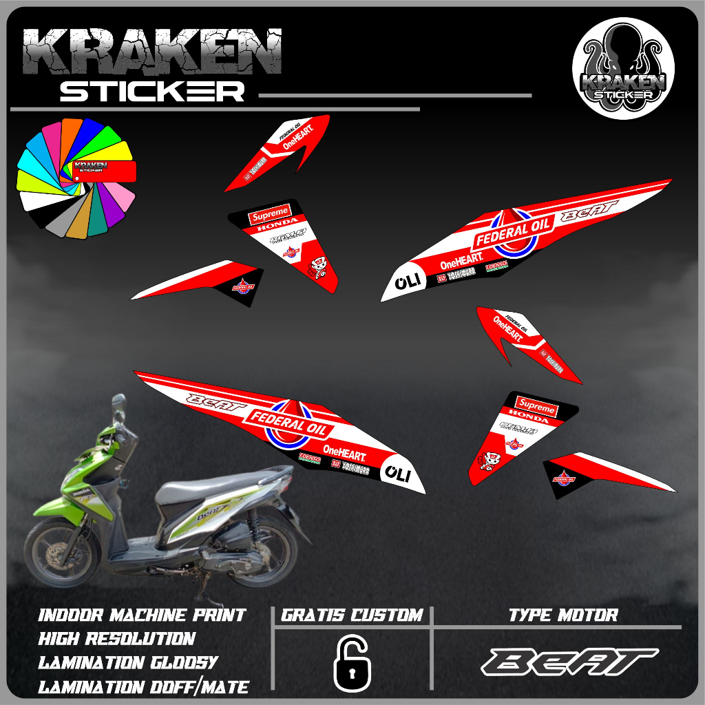 Jual STRIPING STICKER BEAT FI LAMA STIKER BEAT FI LAMA NEW STICKER LIS ...