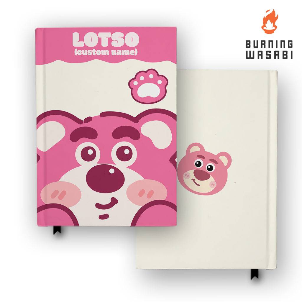 Jual Notebook Buku Lotso Bear Toy Story 8 Hardcover Agenda Custom Nama ...