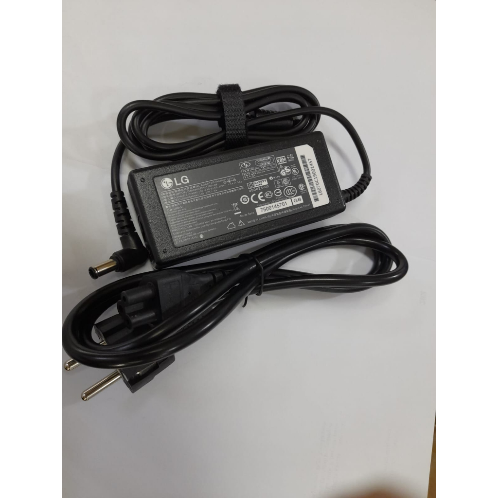 Jual ADAPTER ADAPTOR TV LED LCD MONITOR LG 19V 1.7A 19 V 1.7 A Fit ...