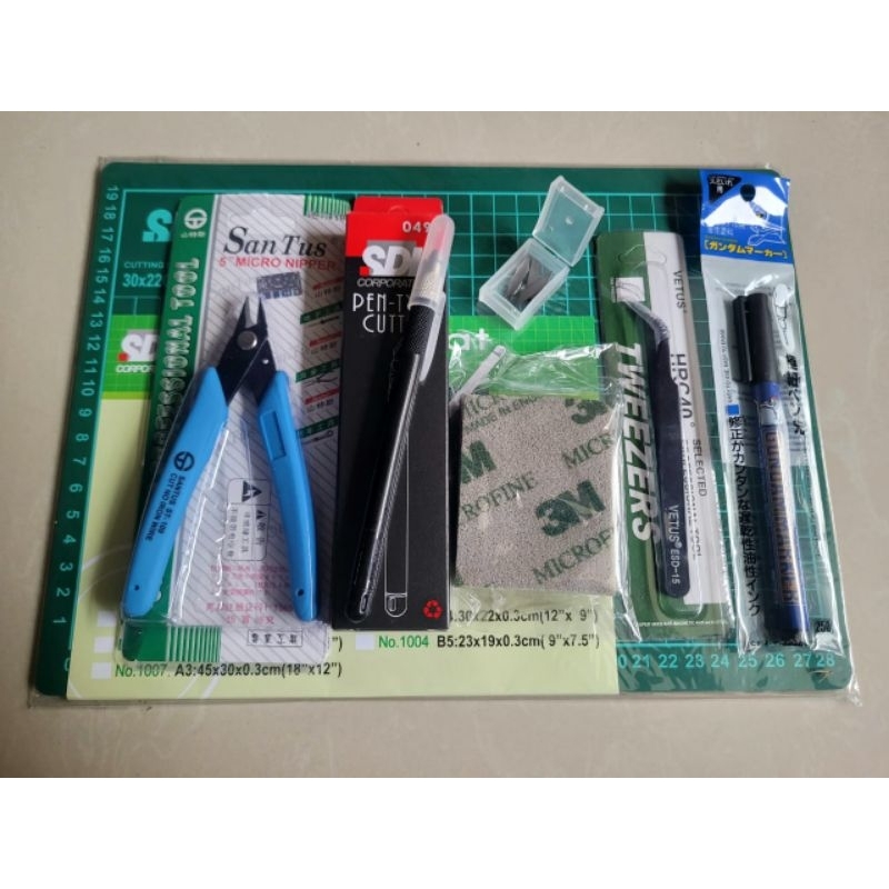 Jual Paket Hemat Alat Rakit Gundam Set 5 Alat Bantu Merakit Gundam 5 ...