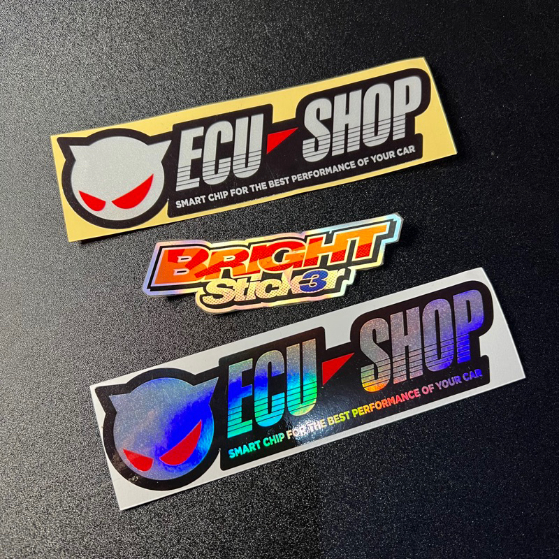 Jual Sticker Stiker ECU SHOP Sticker Mobil Princutt | Shopee Indonesia