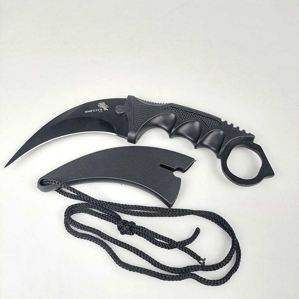 Jual (100% ORIGINAL) Karambit CS GO Taktikal Import Anti Karat Hitam ...