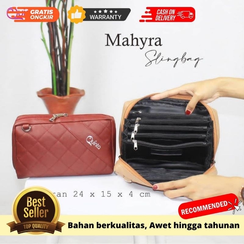 Jual MAHYRA QUINTA dompet Organizer Tas Selempang wanita ukuran 24x15x4 ...