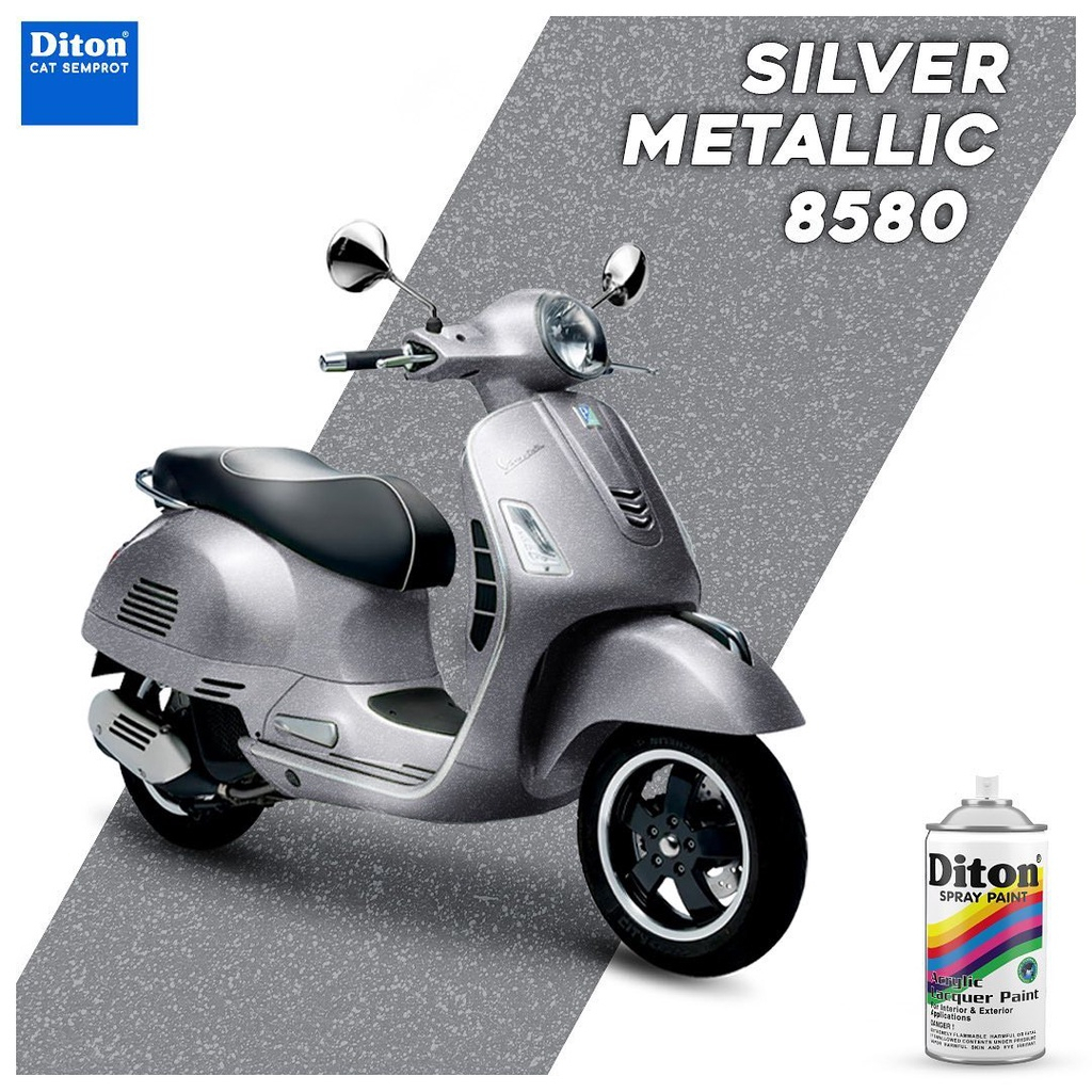 Jual Cat Semprot Pilok Pylox Pilox Diton 300CC - Silver Metallic 8580 ...