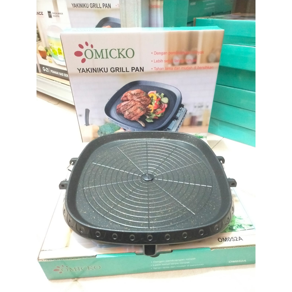 Jual Panggangan Yakiniku BBQ Korean Grill Bulgogi Idola Grill Pan Anti ...