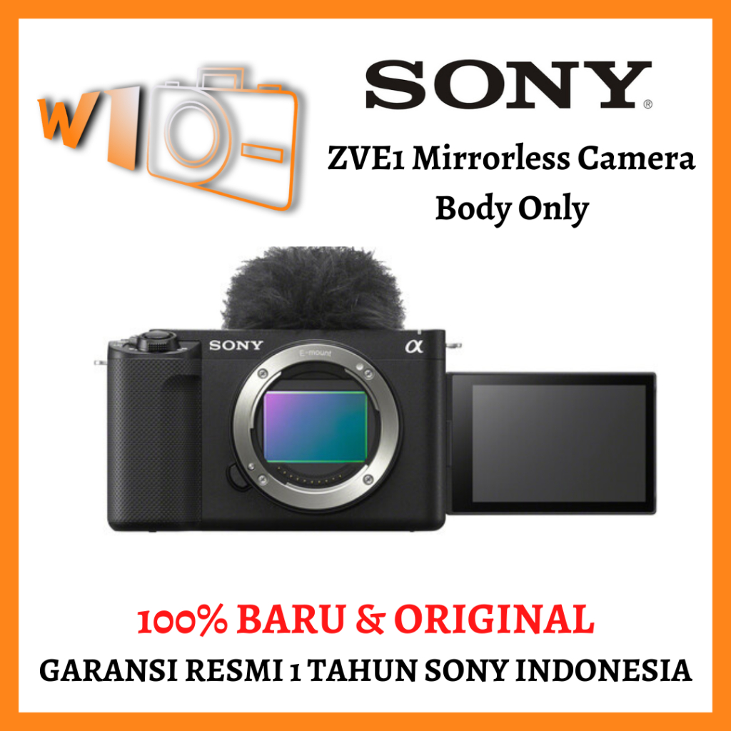 Jual Sony ZV-E1 Body Only Mirrorless Camera Sony ZVE1 ZVE 1 ZV E1 RESMI | Shopee Indonesia