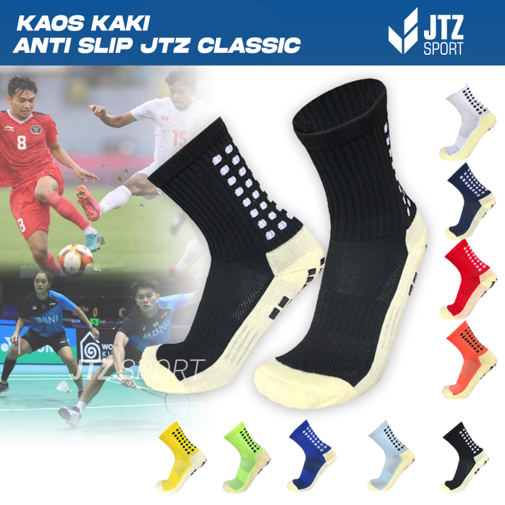 Jual Kaos Kaki Sport Anti Slip / Fox Grip Socks Untuk Olahraga Futsal ...