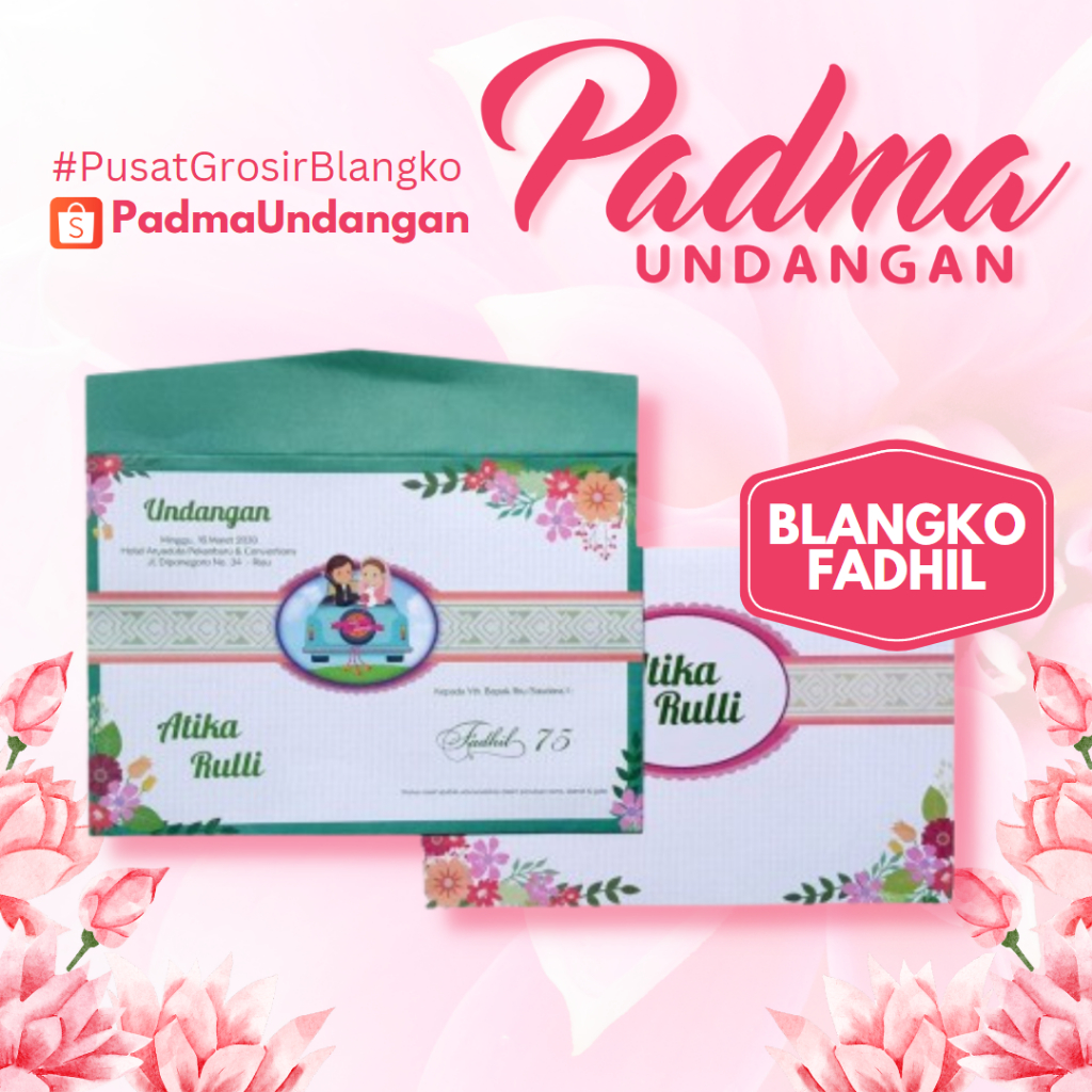 Jual Blangko Undangan Fadhil 75 | PadmaUndangan | Shopee Indonesia